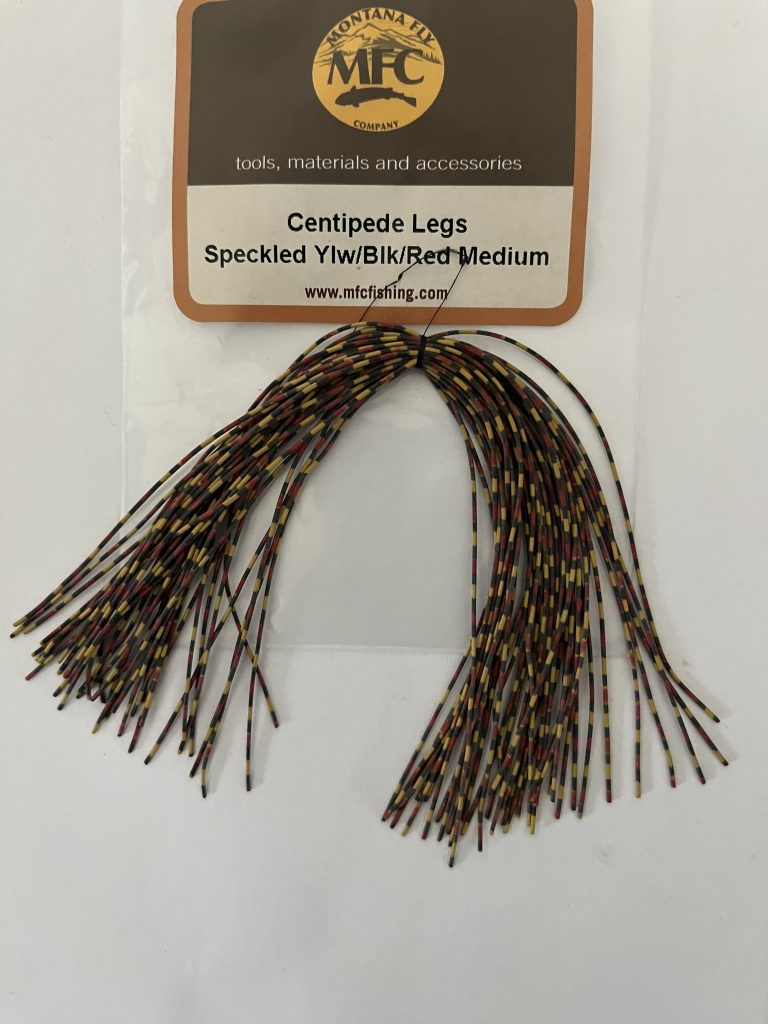Speckled Yellow/Black/Red Rubber Legs – Best Value Fly Tying